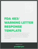 FDA Form 483 Observations and Warning Letters - What’s the Difference?